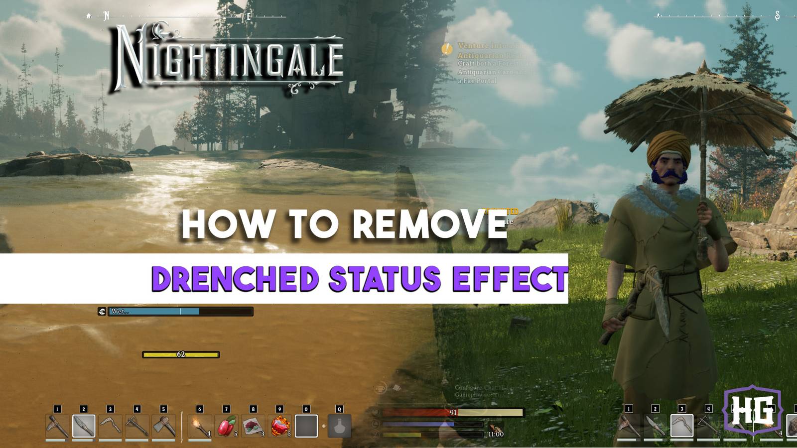 Nightingale: How To Remove The Drenched Status Effect