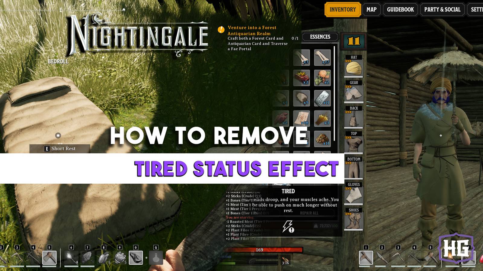 Nightingale: How To Remove The ‘Tired’ Status Effect