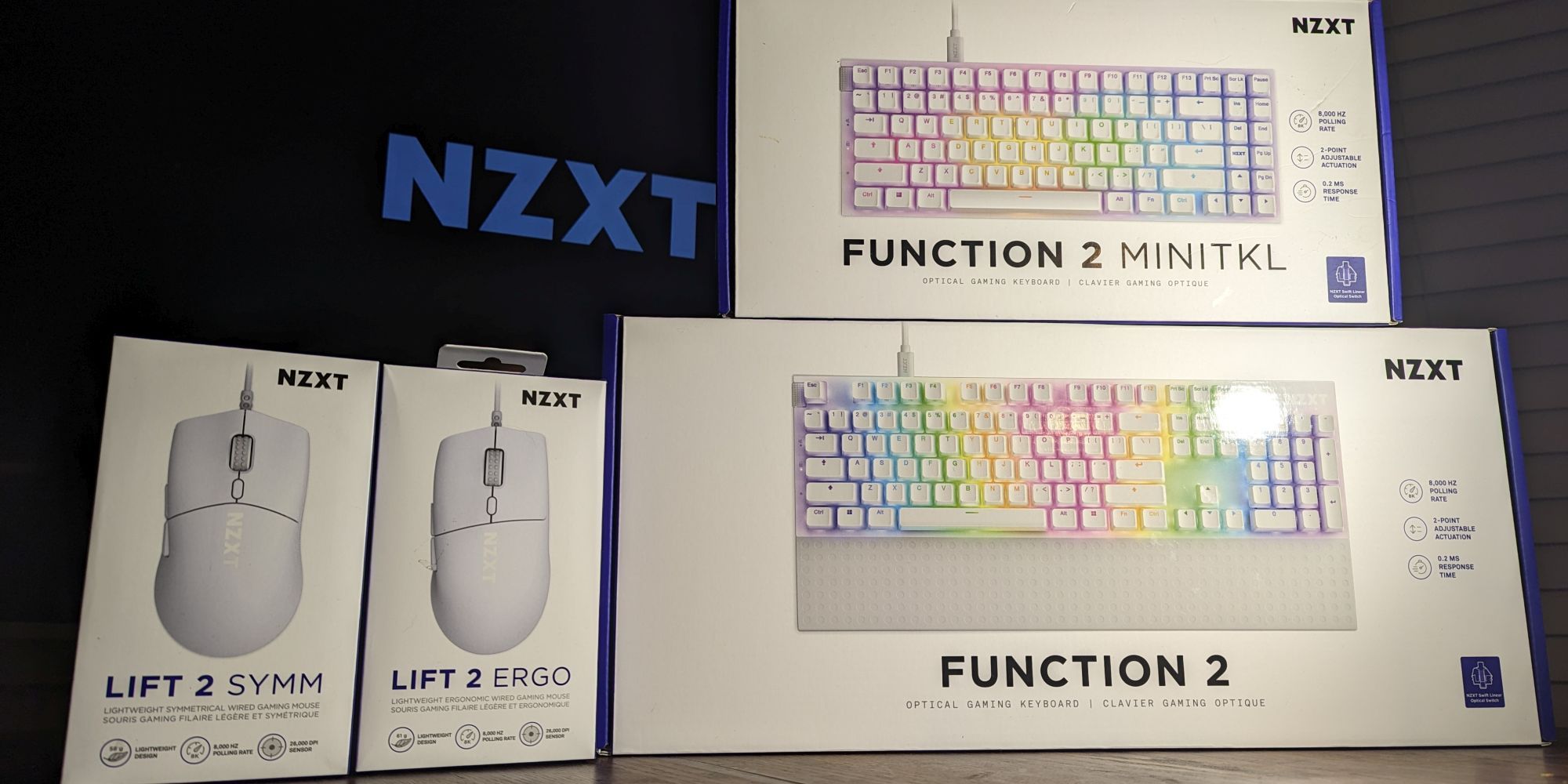 NZXT Announces New FUNCTION 2 Keyboards and LIFT 2 Mice