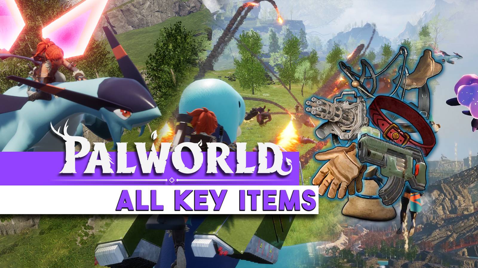 All Key Items in Palworld: Saddles, Harnessess, and More