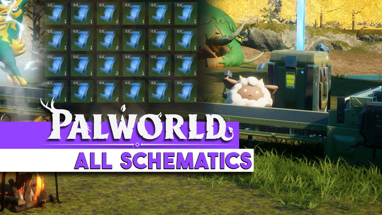 All Blueprint Schematics in Palworld