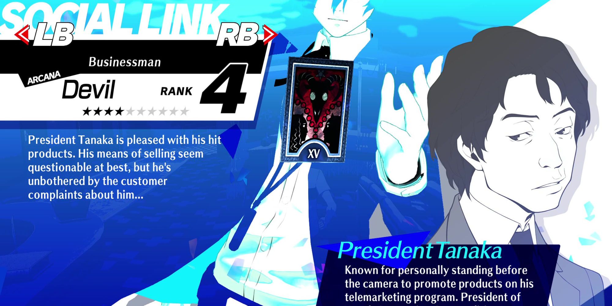 Persona 3 Reload Social Link Guide: Devil (President Tanaka)
