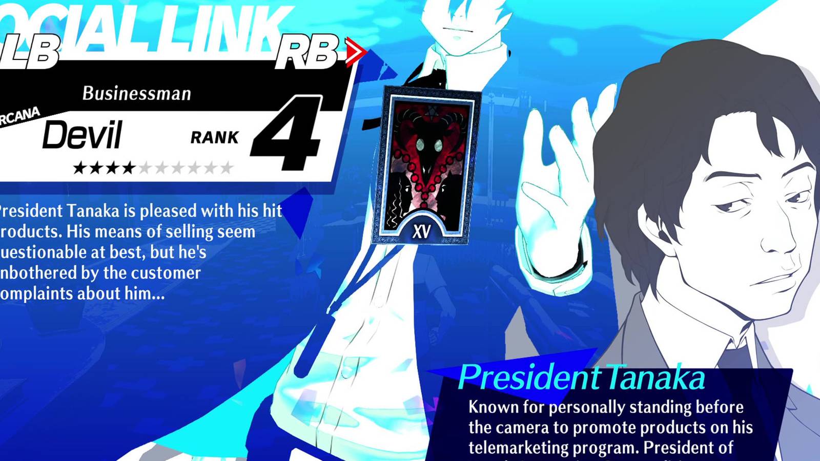 Persona 3 Reload Social Link Guide: Devil (President Tanaka)