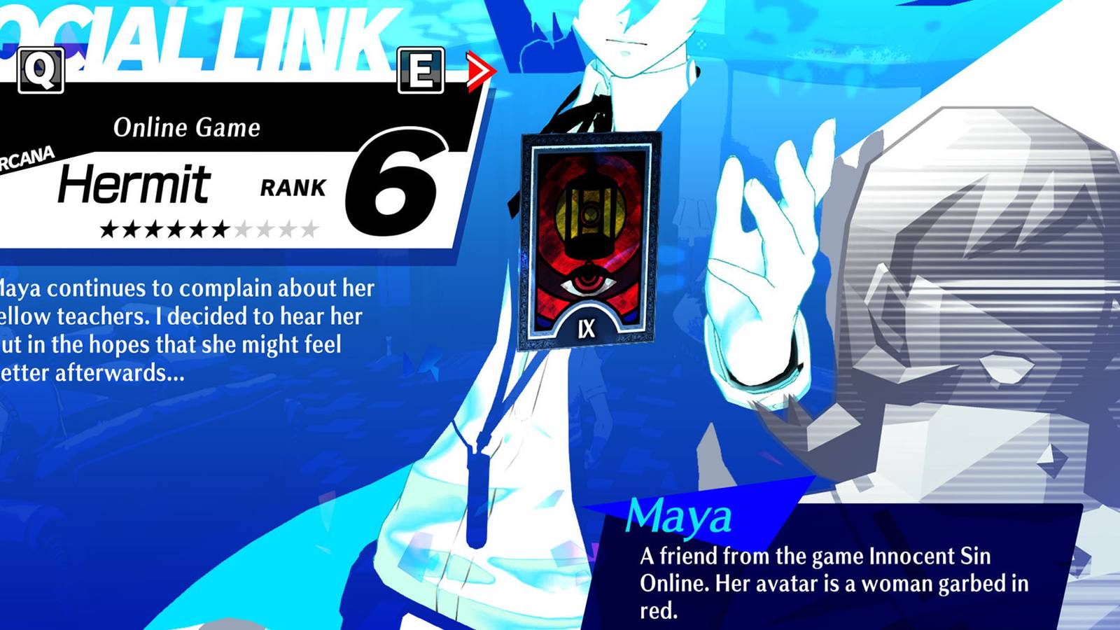 Persona 3 Reload Social Link Guide: Hermit (Maya)