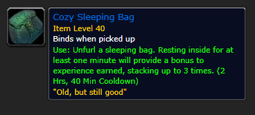 How To Get Cozy Sleeping Bag | WoW Classic: Season of Discovery