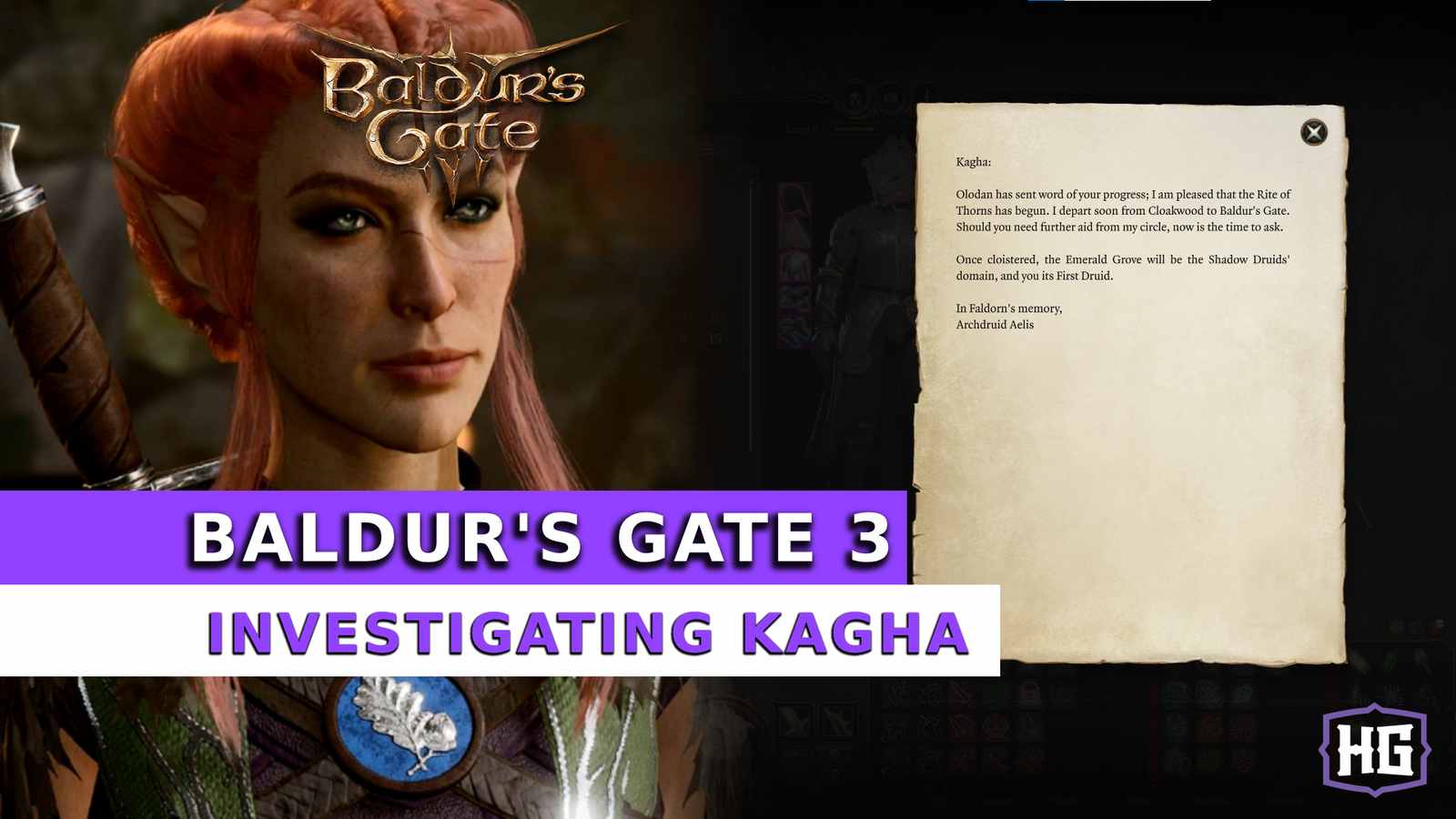 Baldur's Gate 3: Investigating Kagha