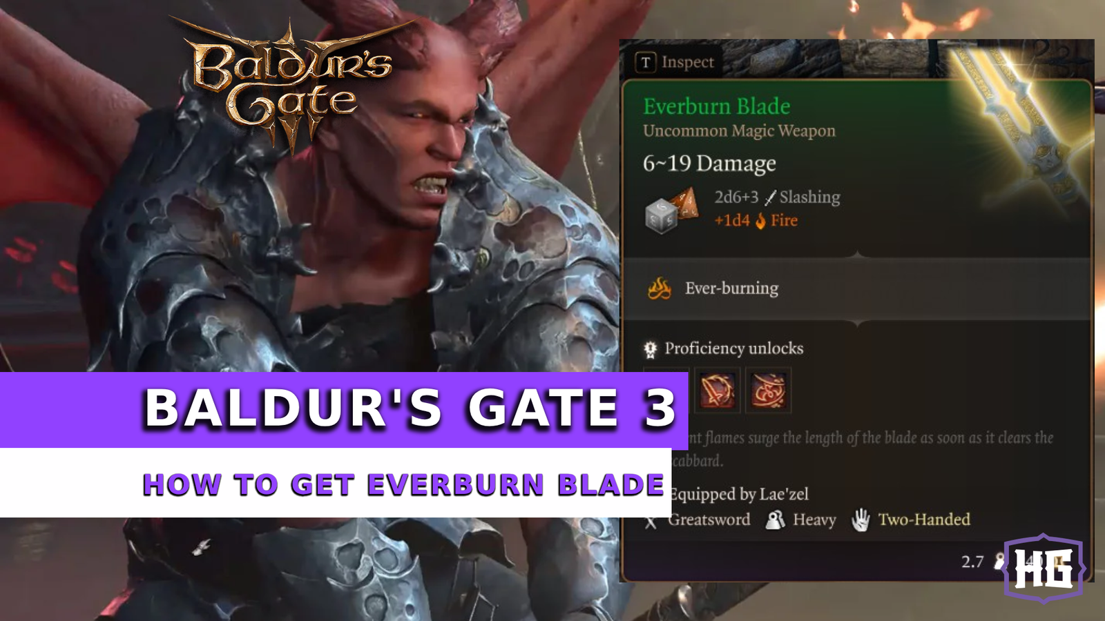 Baldur's Gate 3: How to Get the Everburn Blade