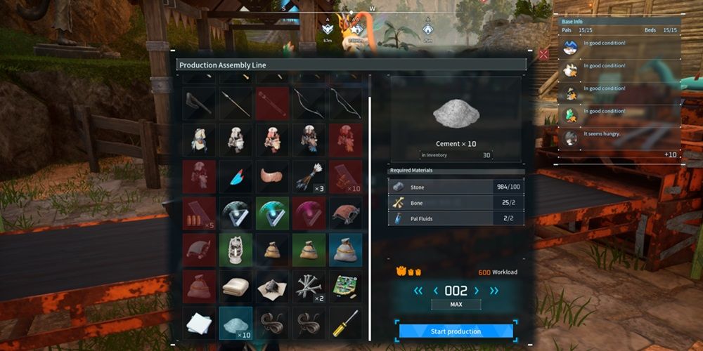 Palworld: How To Get Cement And What To Do With It