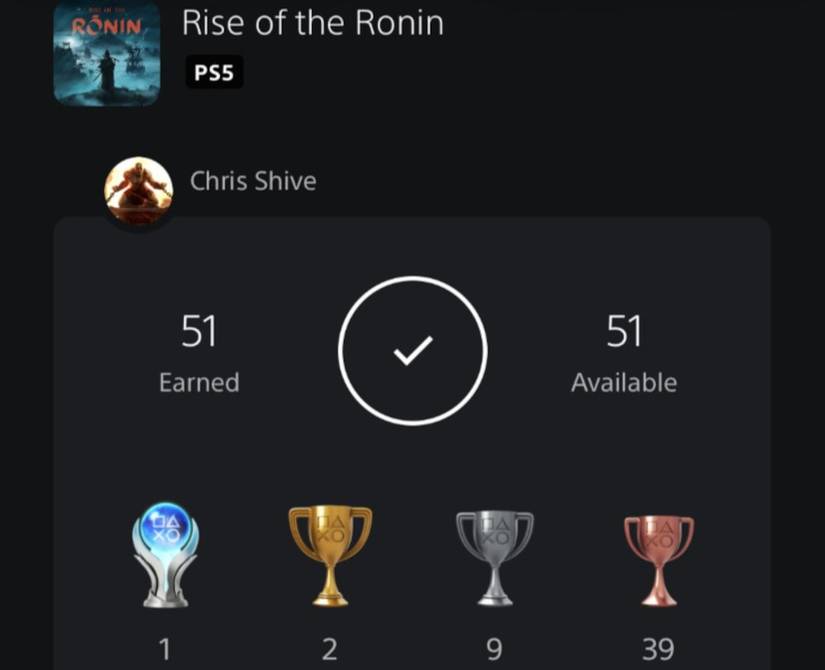 Rise of the Ronin Trophy Guide
