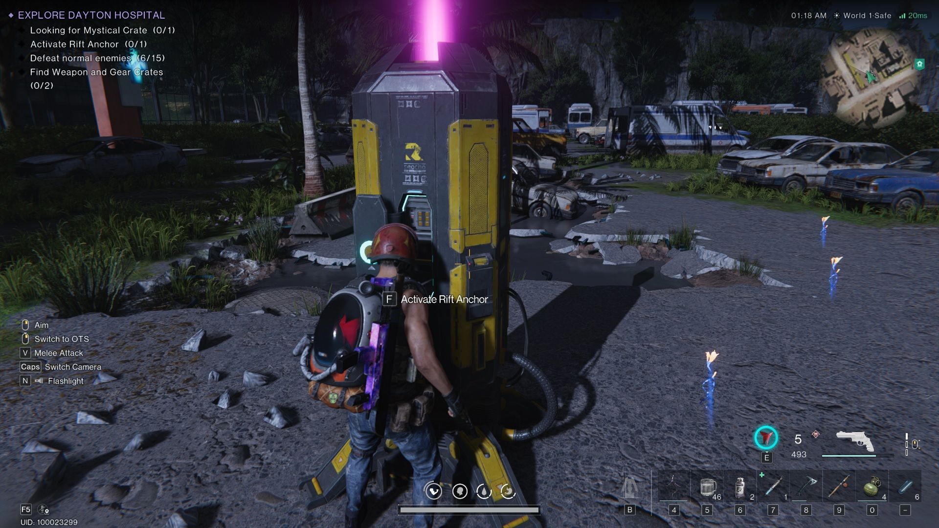 Once Human: Dayton Hospital Crates And Objectives