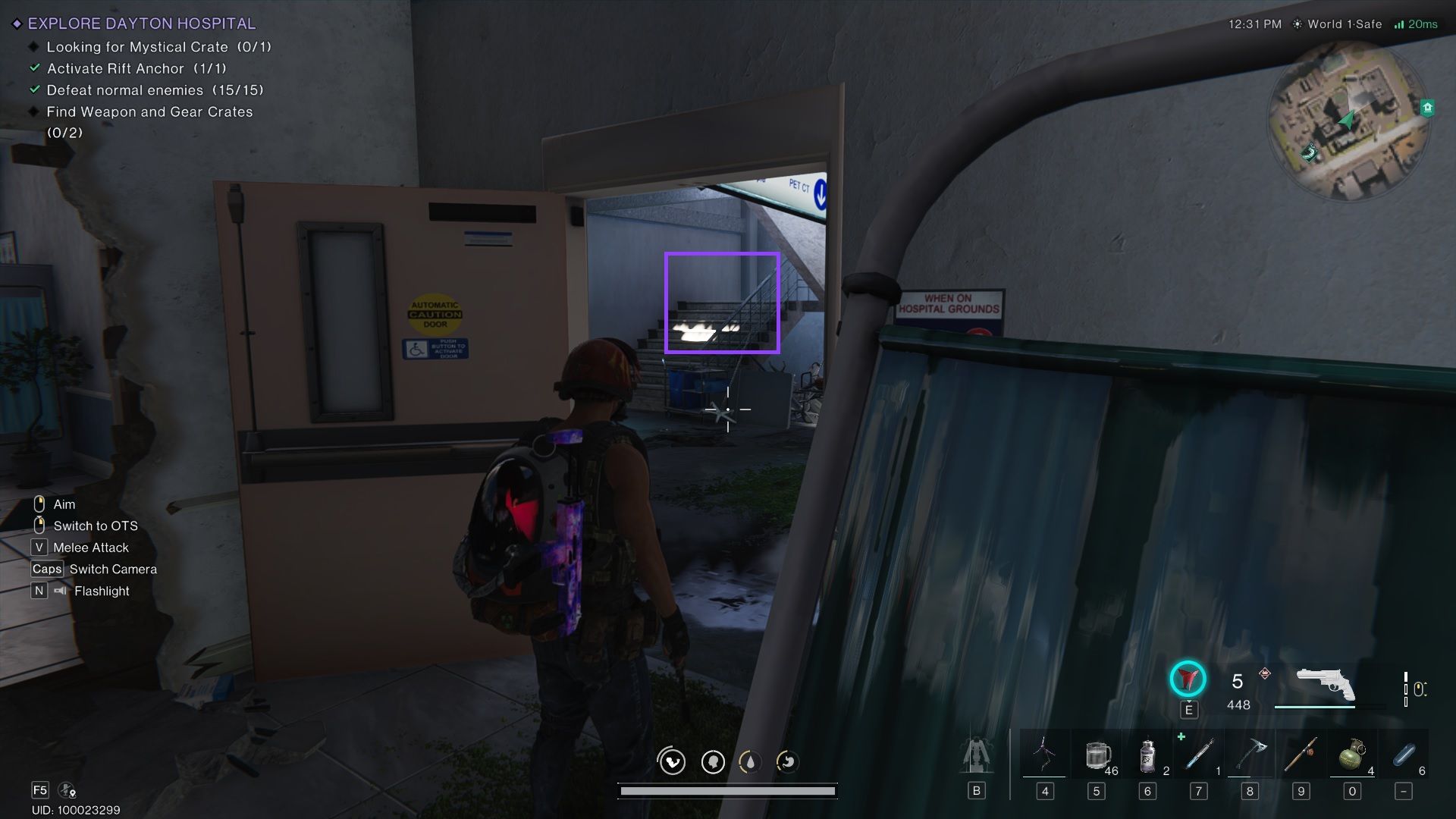 Once Human: Dayton Hospital Crates And Objectives