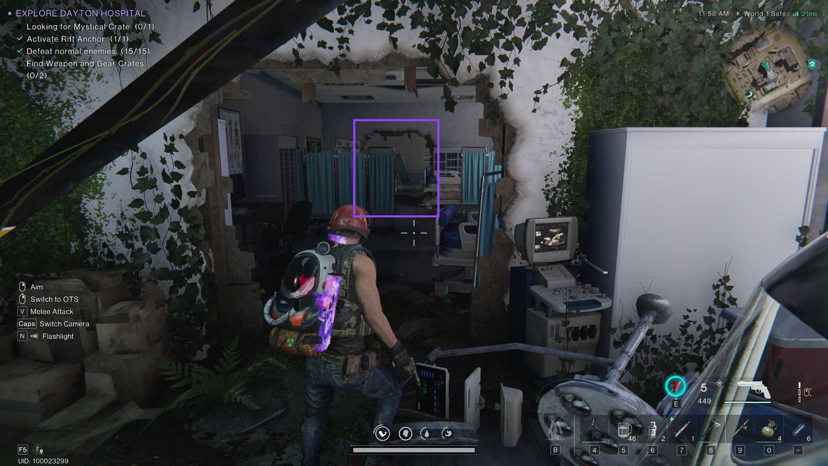 Once Human: Dayton Hospital Crates And Objectives