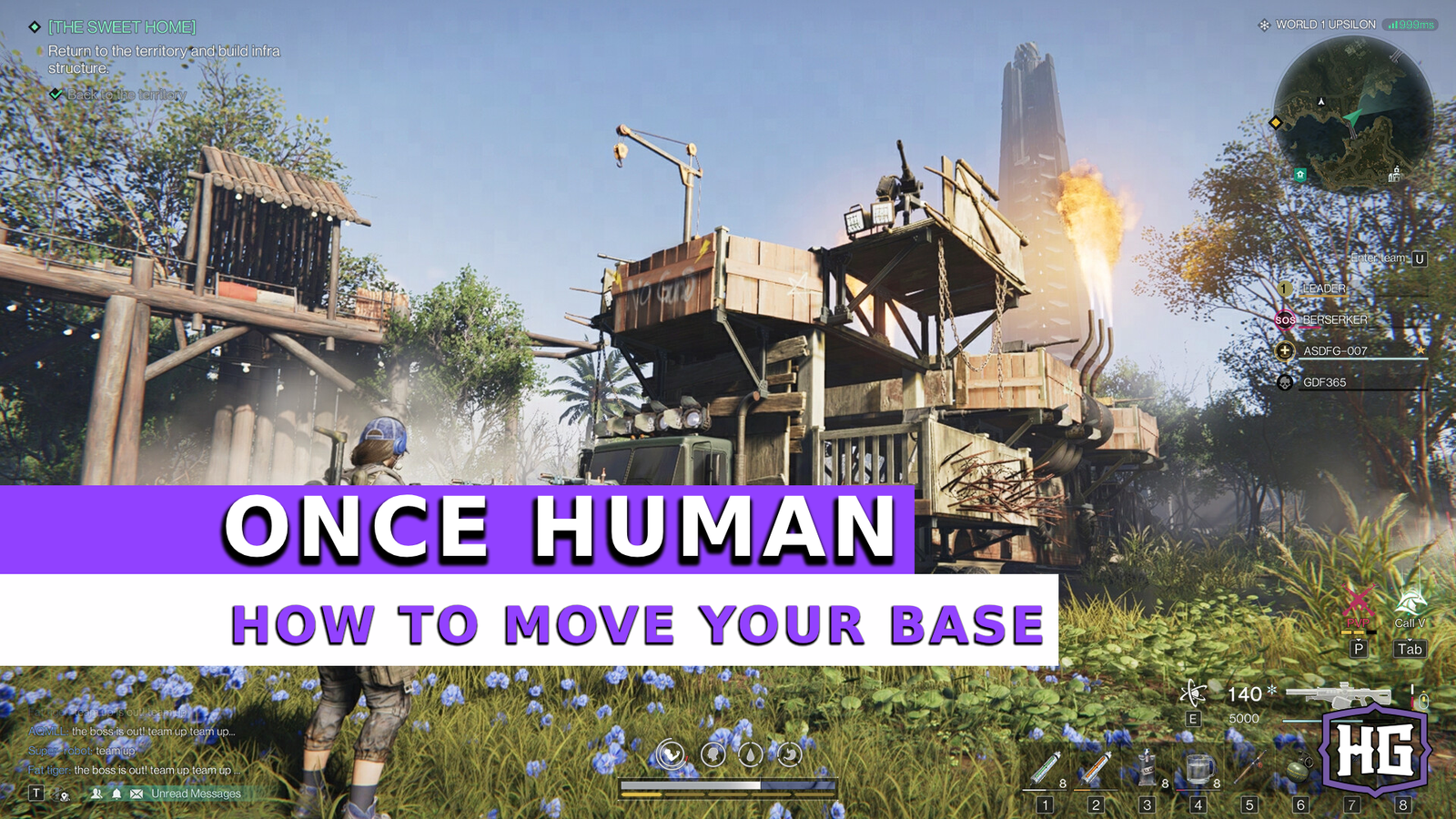 Once Human: How To Move Your Base