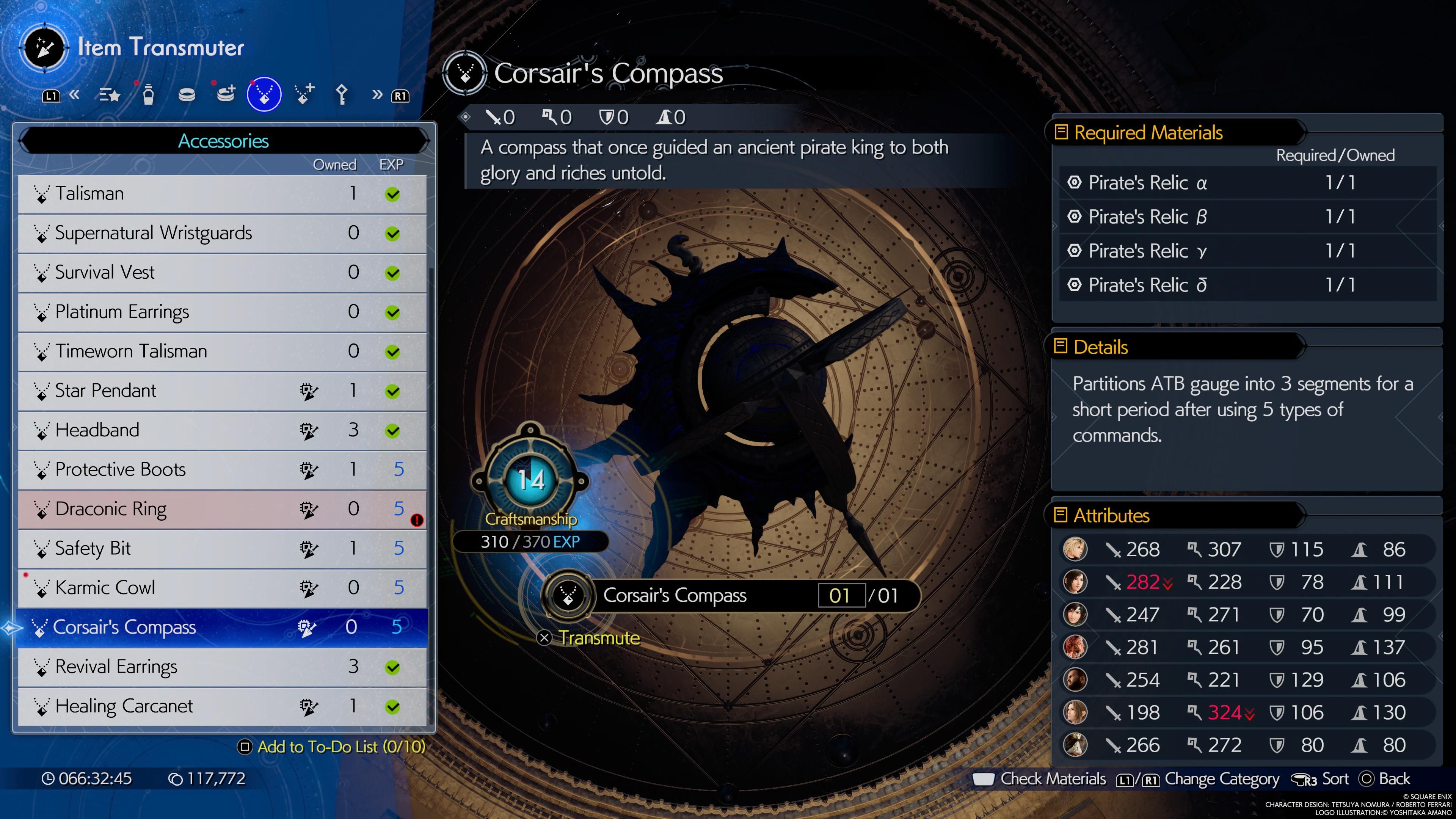 How to Craft the Corsair's Compass in FFVII Rebirth