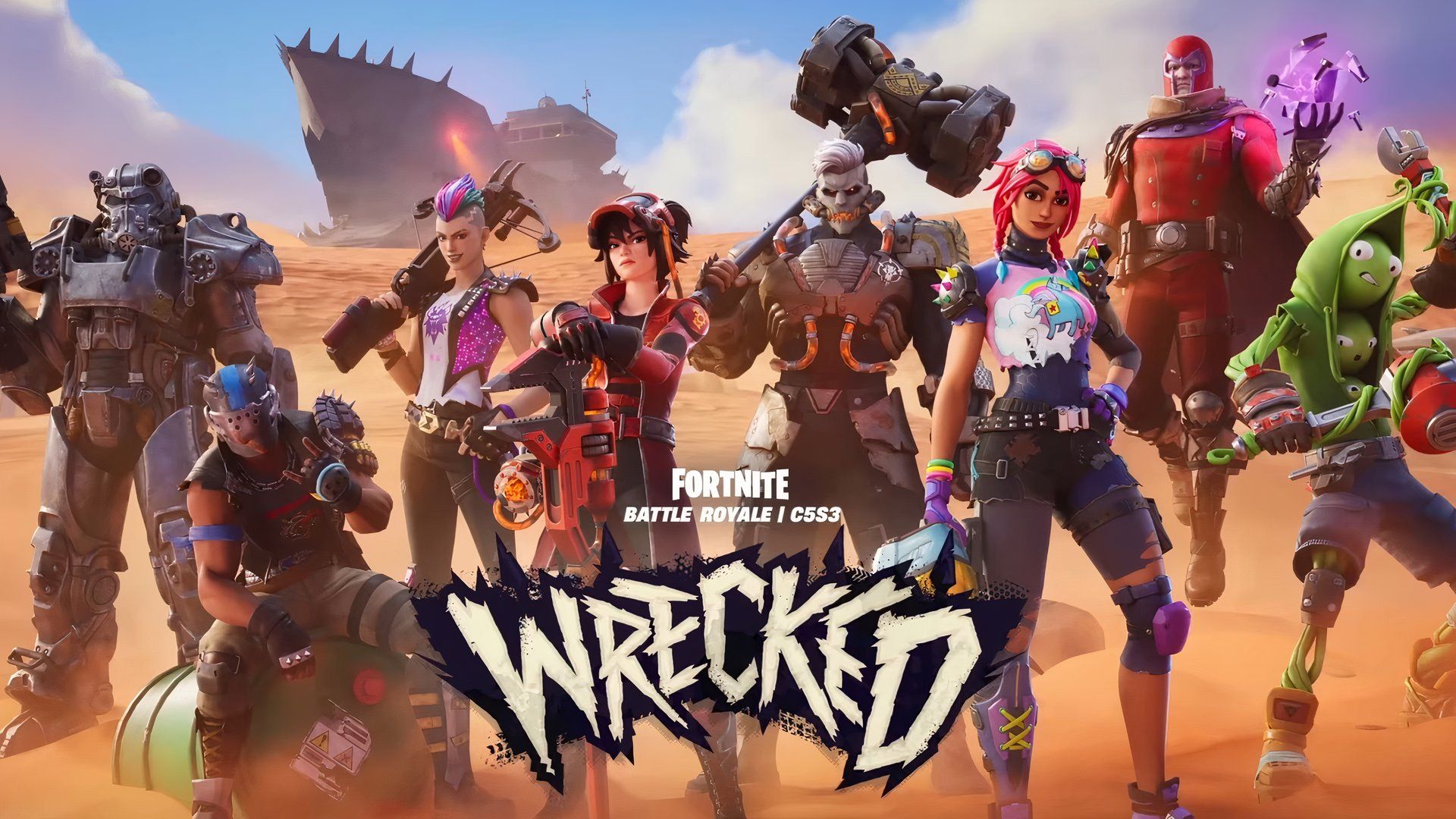 All Fortnite Chapter 5 Season 3 Wrecked Battle Pass Skins