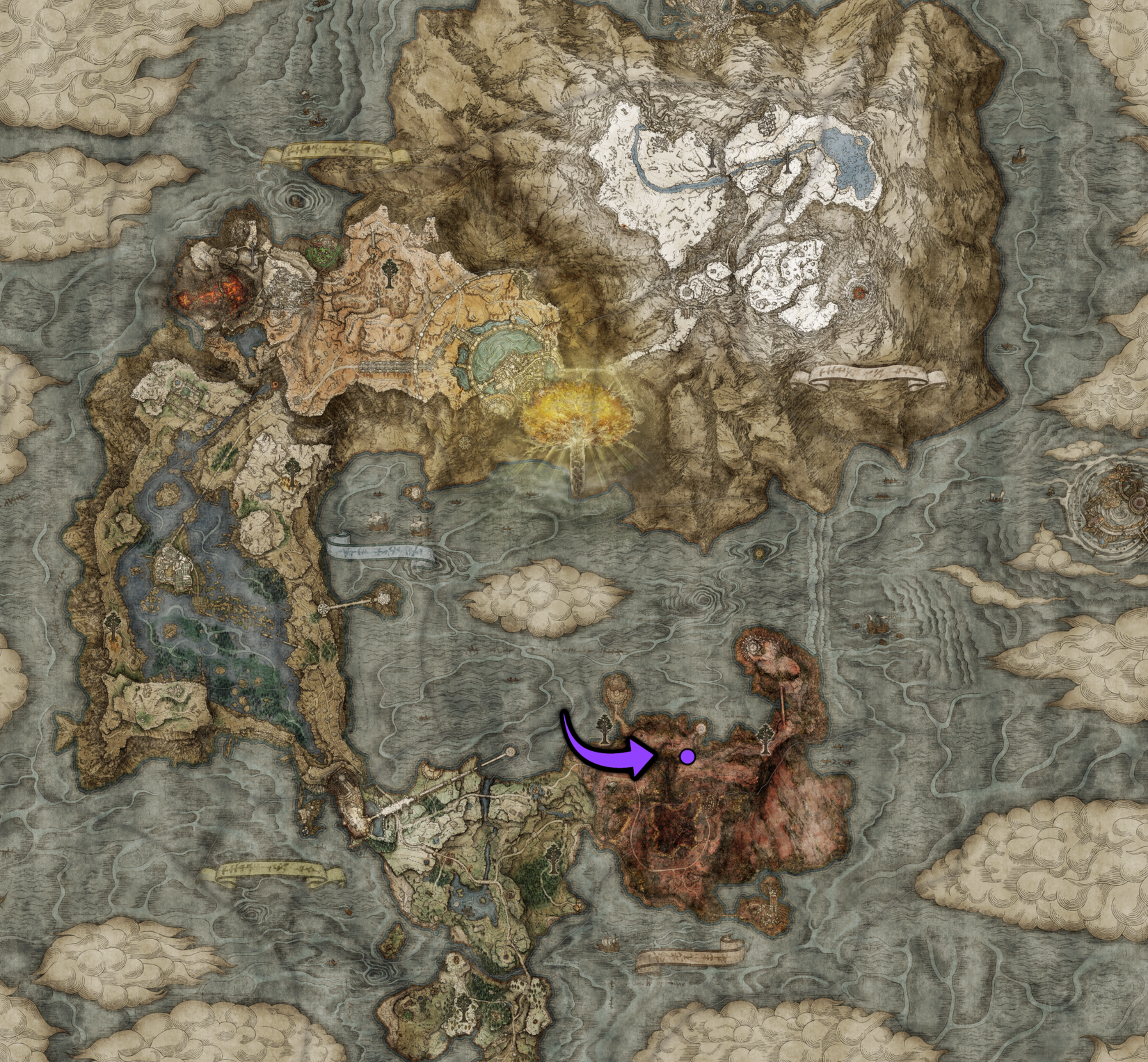 Map (Dragonbarrow) | Elden Ring | Hardcore Gamer