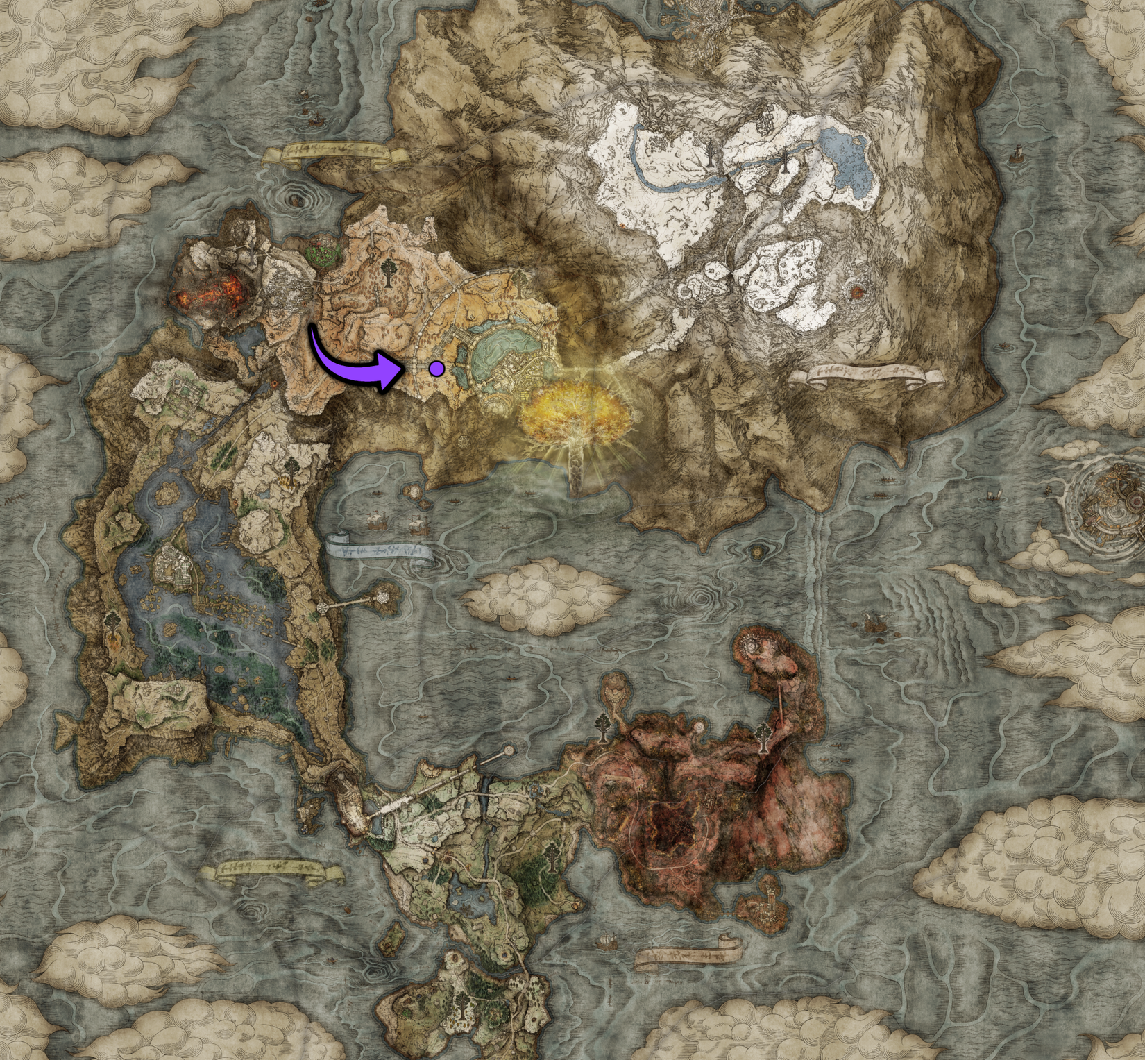 Map (Leyndell, Royal Capital) | Elden Ring | Hardcore Gamer