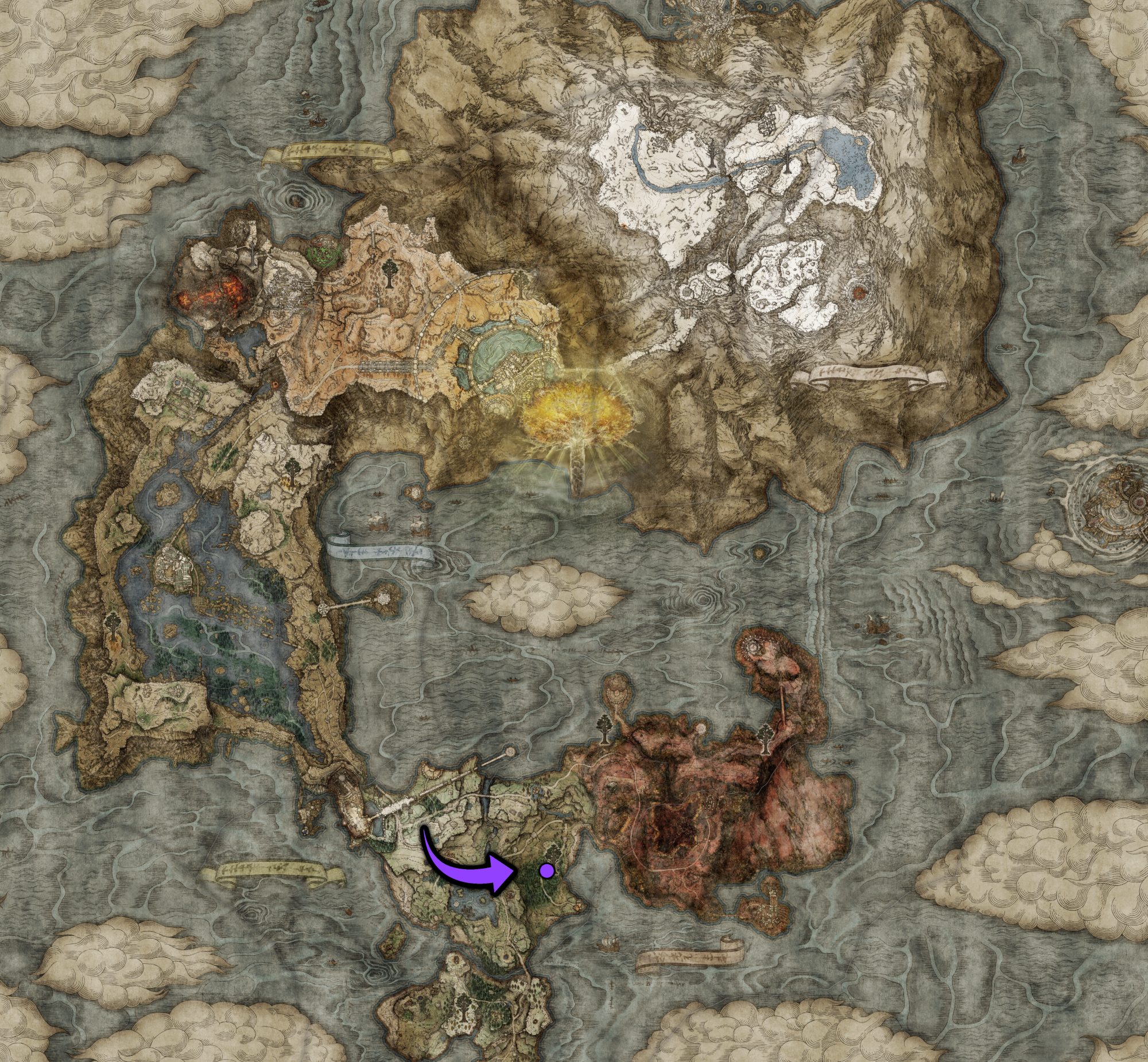 Map (Limgrave, East) | Elden Ring | Hardcore Gamer