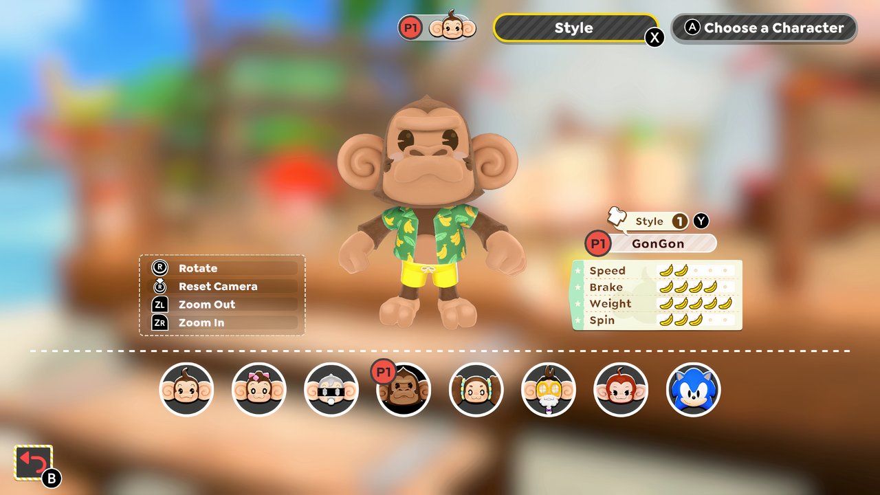 All Super Monkey Ball Banana Rumble Character Stats