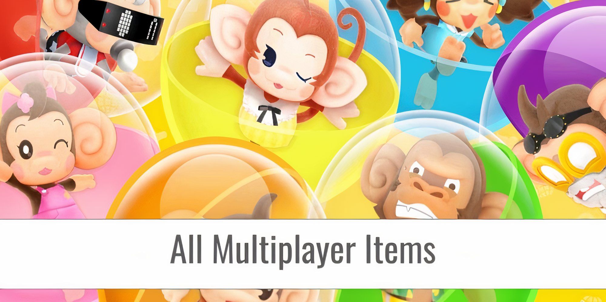 Super Monkey Ball Banana Rumble: All Multiplayer Items