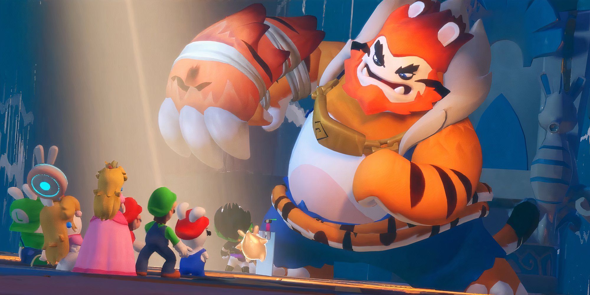 Mario + Rabbids Sparks of Hope Giant Wildclaw Boss Fight