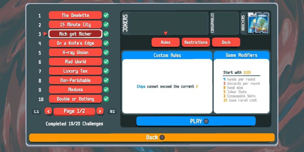 Balatro Challenge Mode Guide