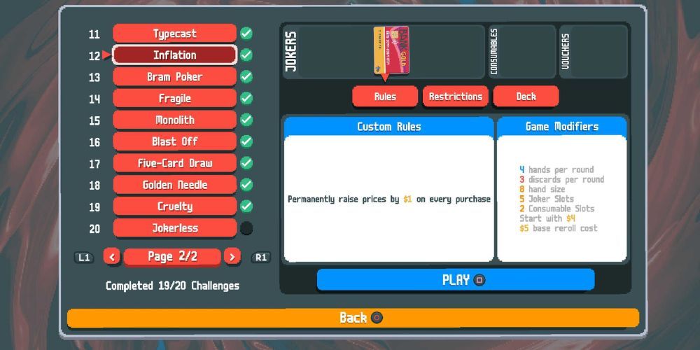 Balatro Challenge Mode Guide