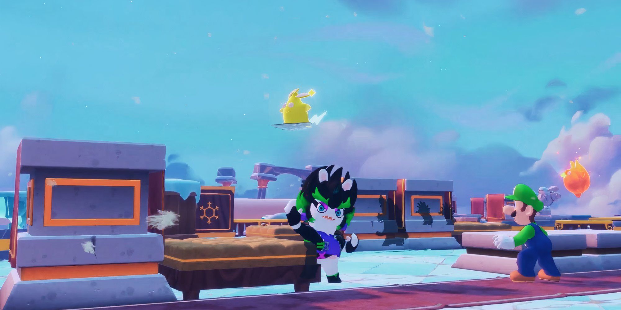 Mario + Rabbids Sparks of Hope Combat Footage