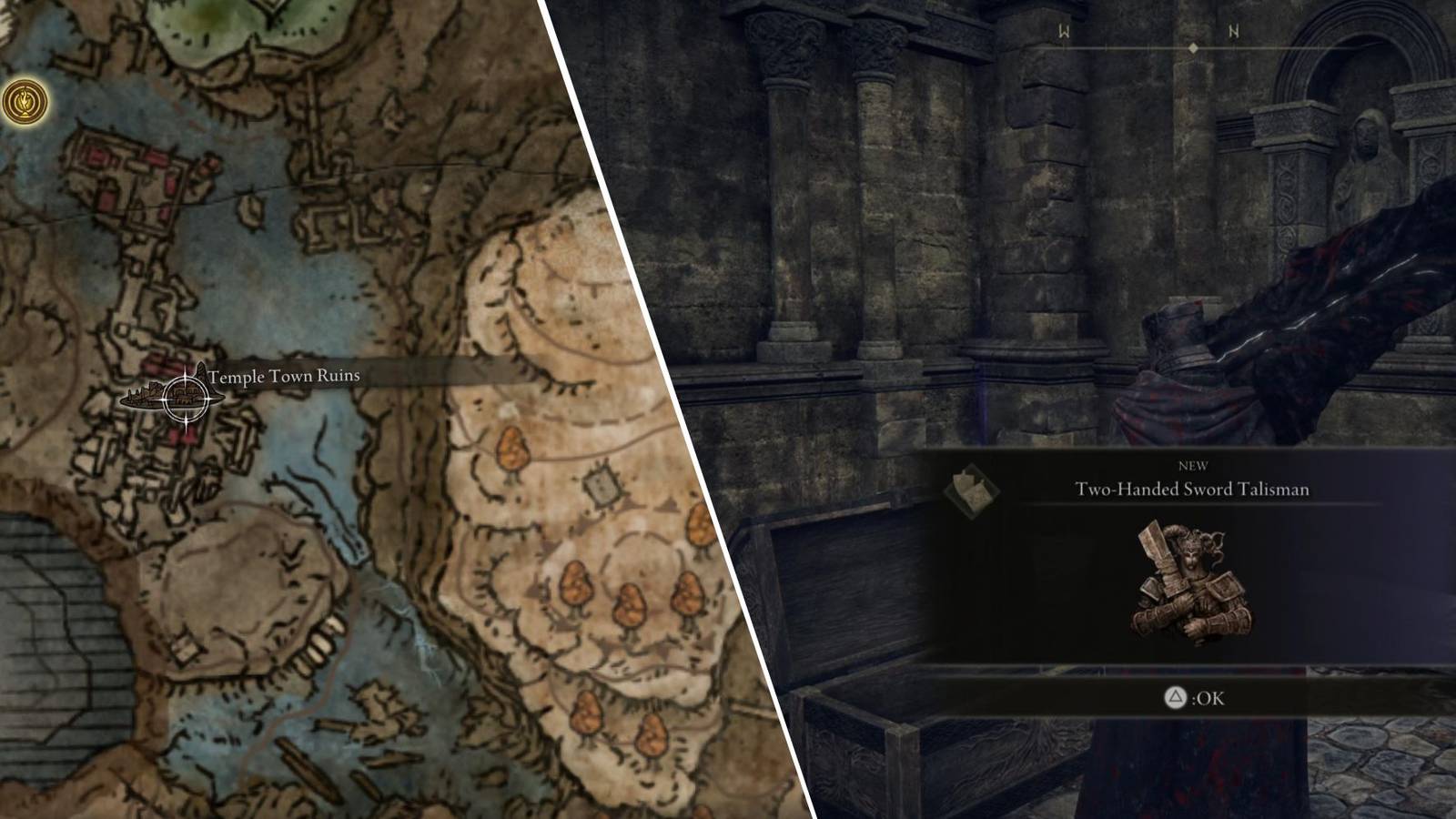 Elden Ring: How to get the Two-Handed Sword Talisman In Shadow of the ...