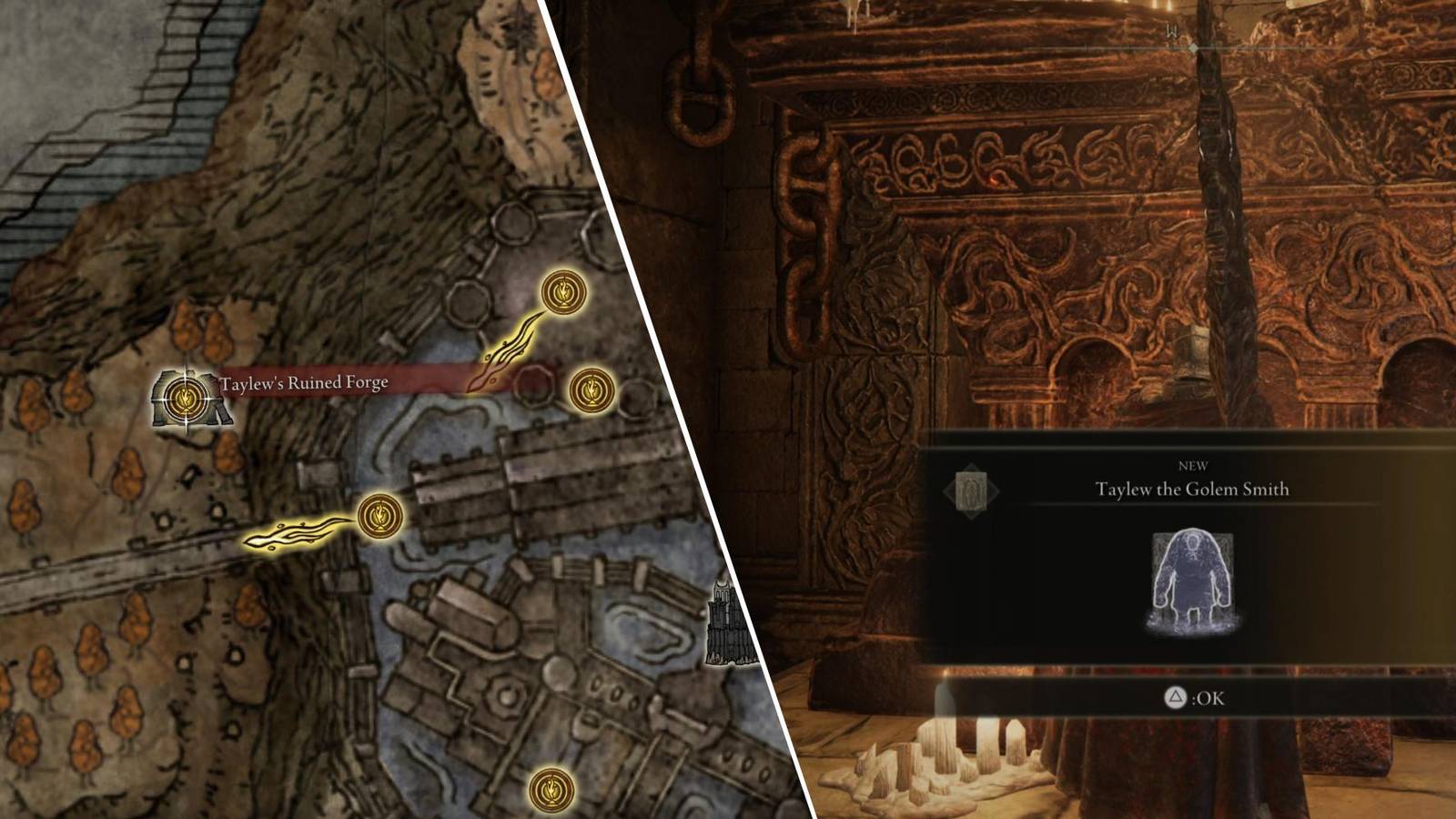 How to Get Taylew The Golem Smith Spirit Ash in Elden Ring: Shadow of ...
