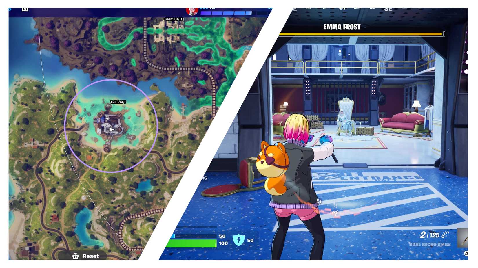 Where to Find Emma Frost in Fortnite