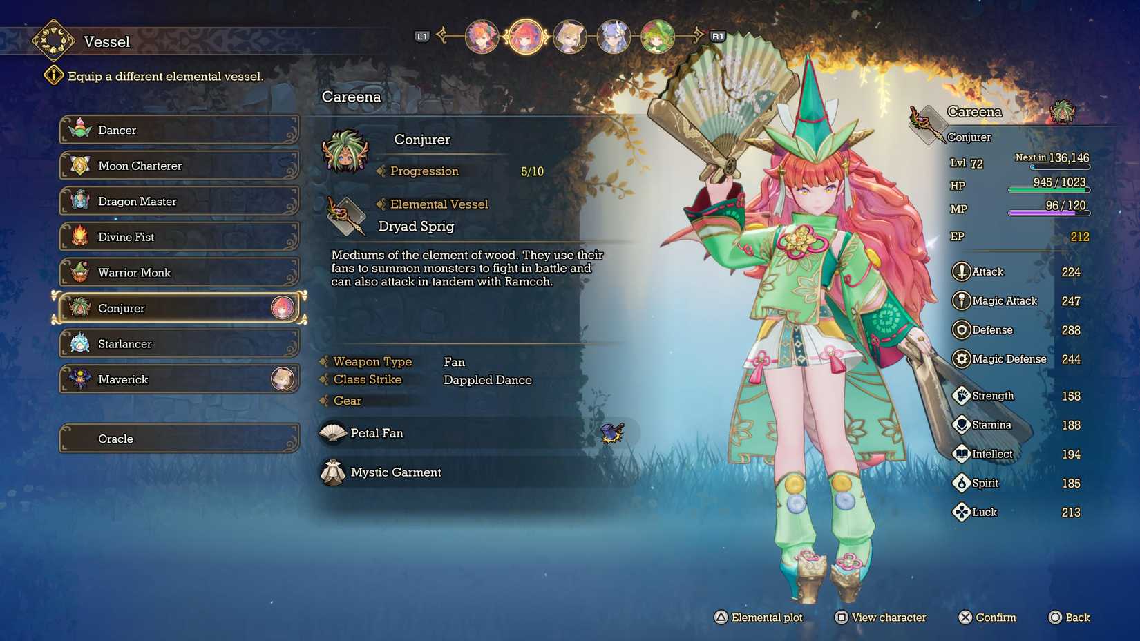 Visions of Mana: Careena Class Guide