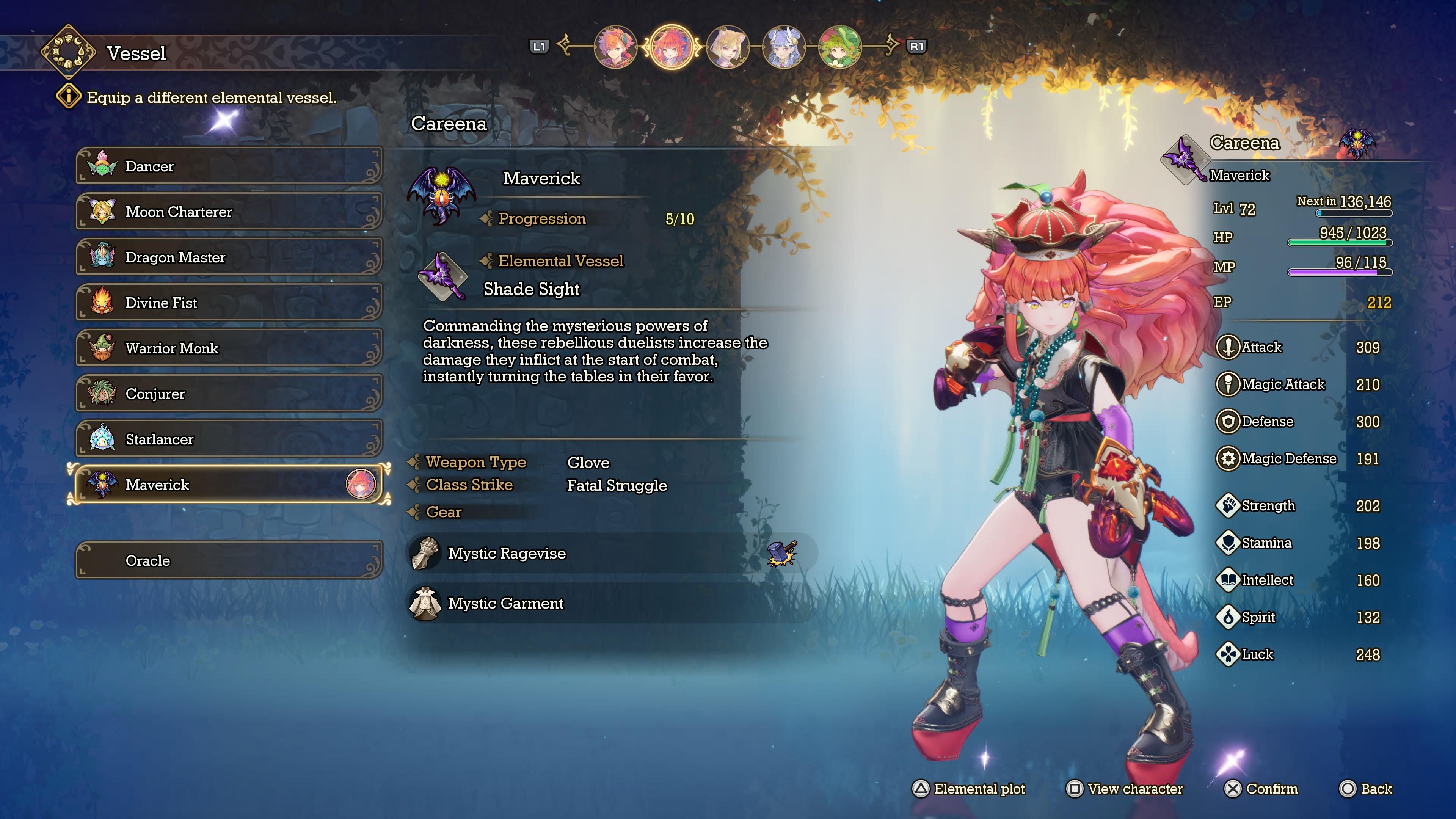 Visions of Mana: Careena Class Guide
