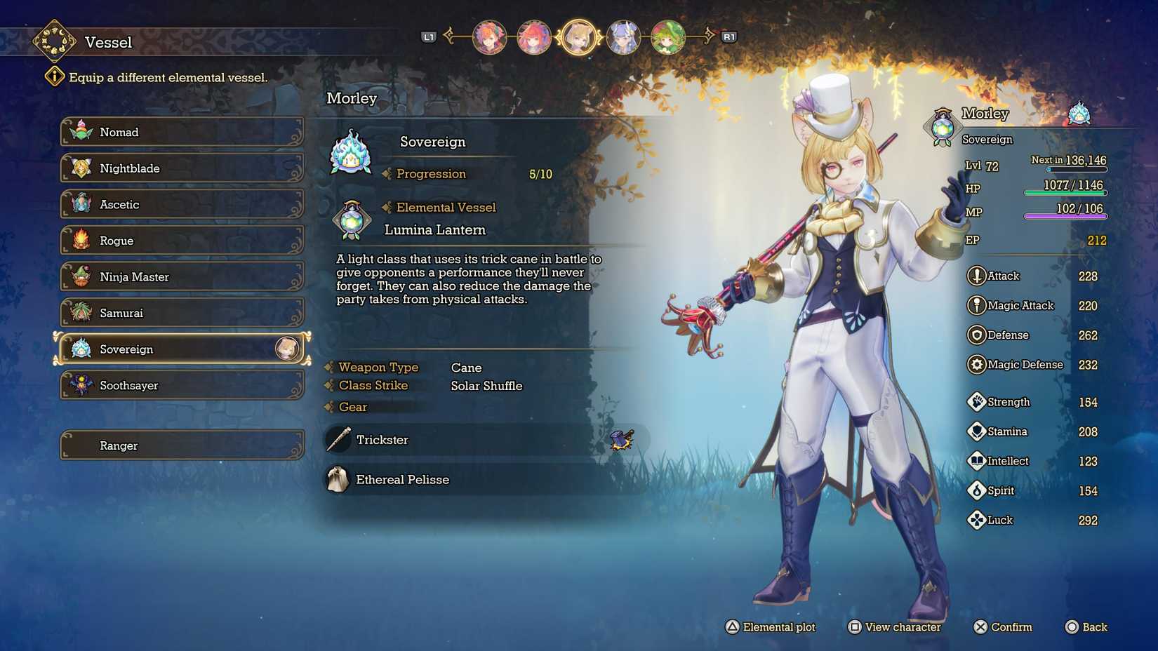 Visions of Mana: Morley Class Guide