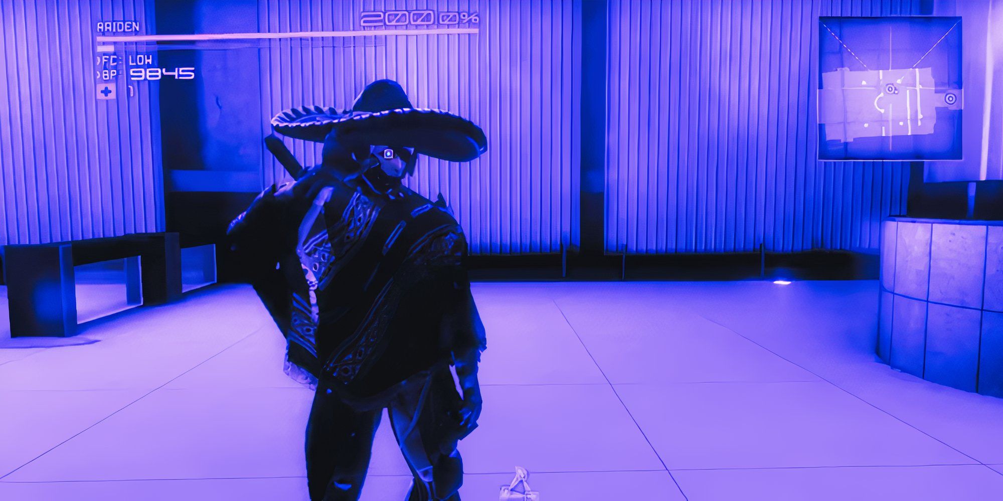 Metal Gear Rising: Playing as Raiden Wearing Unlocked Mariachi Outfit