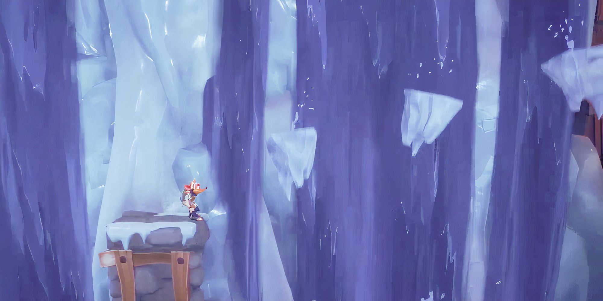 Crash Bandicoot 4: It's About Time Snow Way Out Level