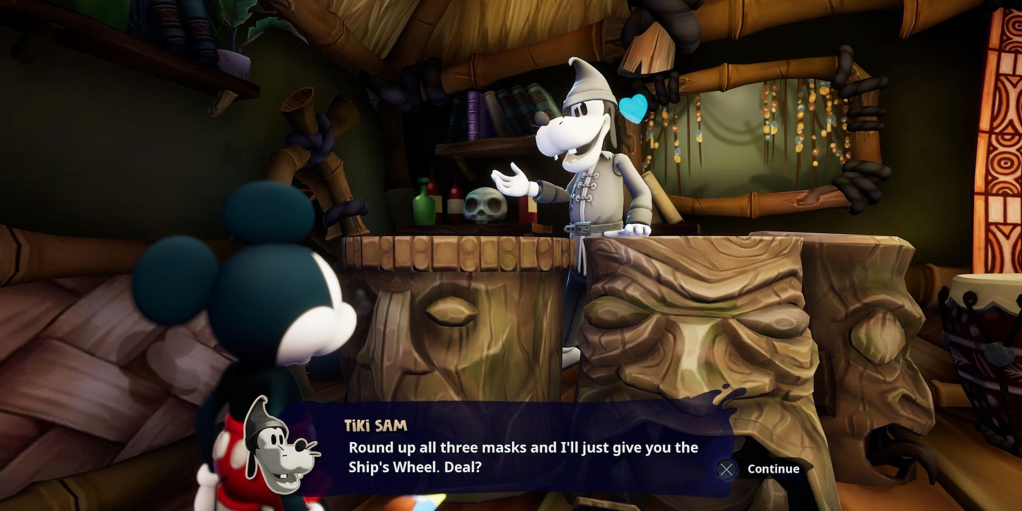 Epic Mickey: Rebrushed: Where to Find Tiki Masks