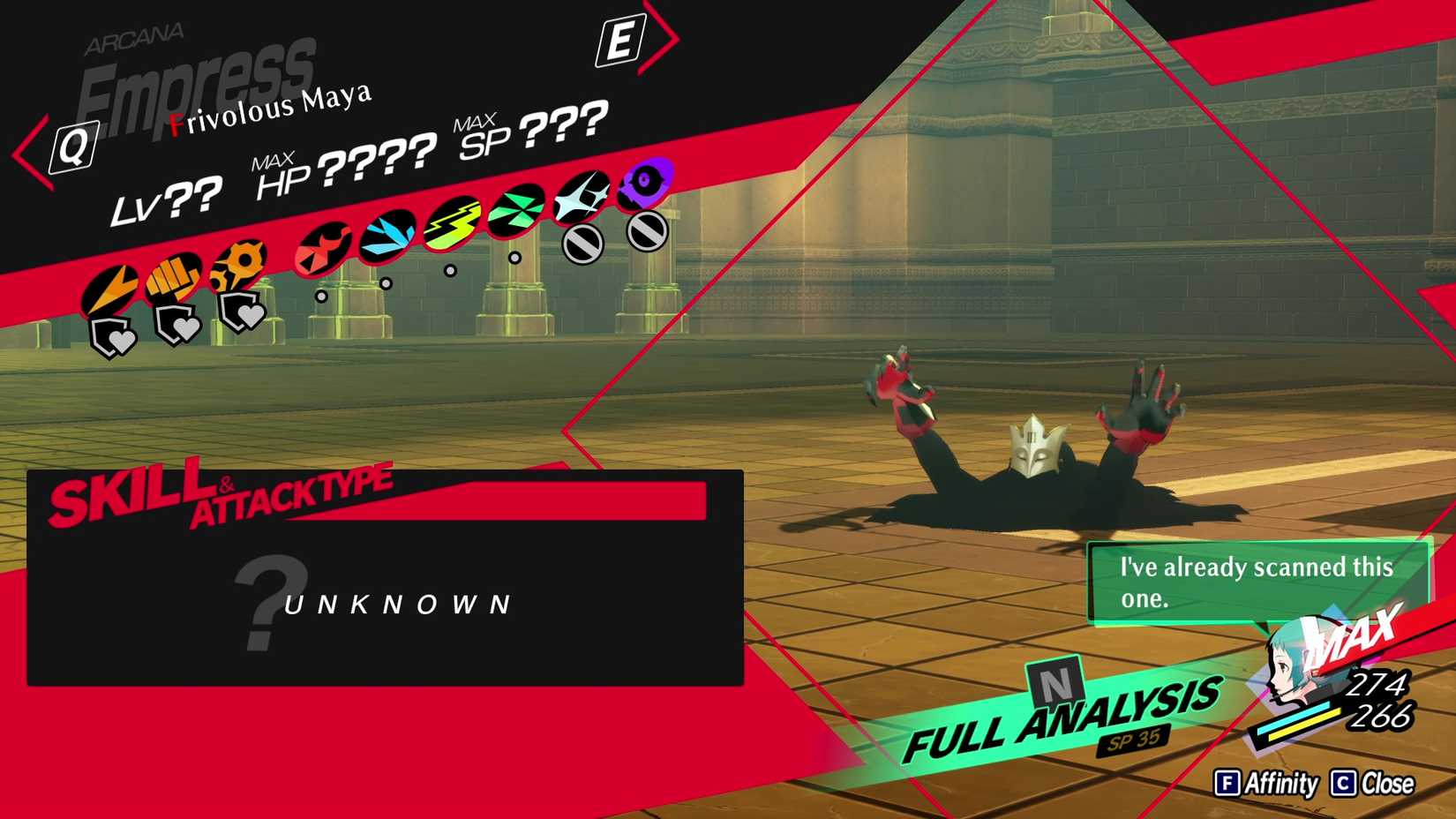 Persona 3 Frivolous Maya Boss Guide