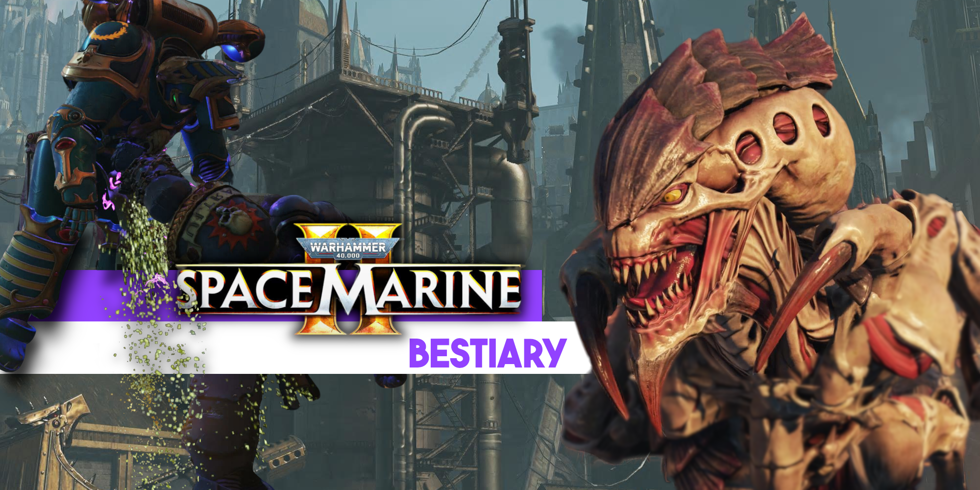 All Tyranid And Chaos Enemies in Space Marine 2