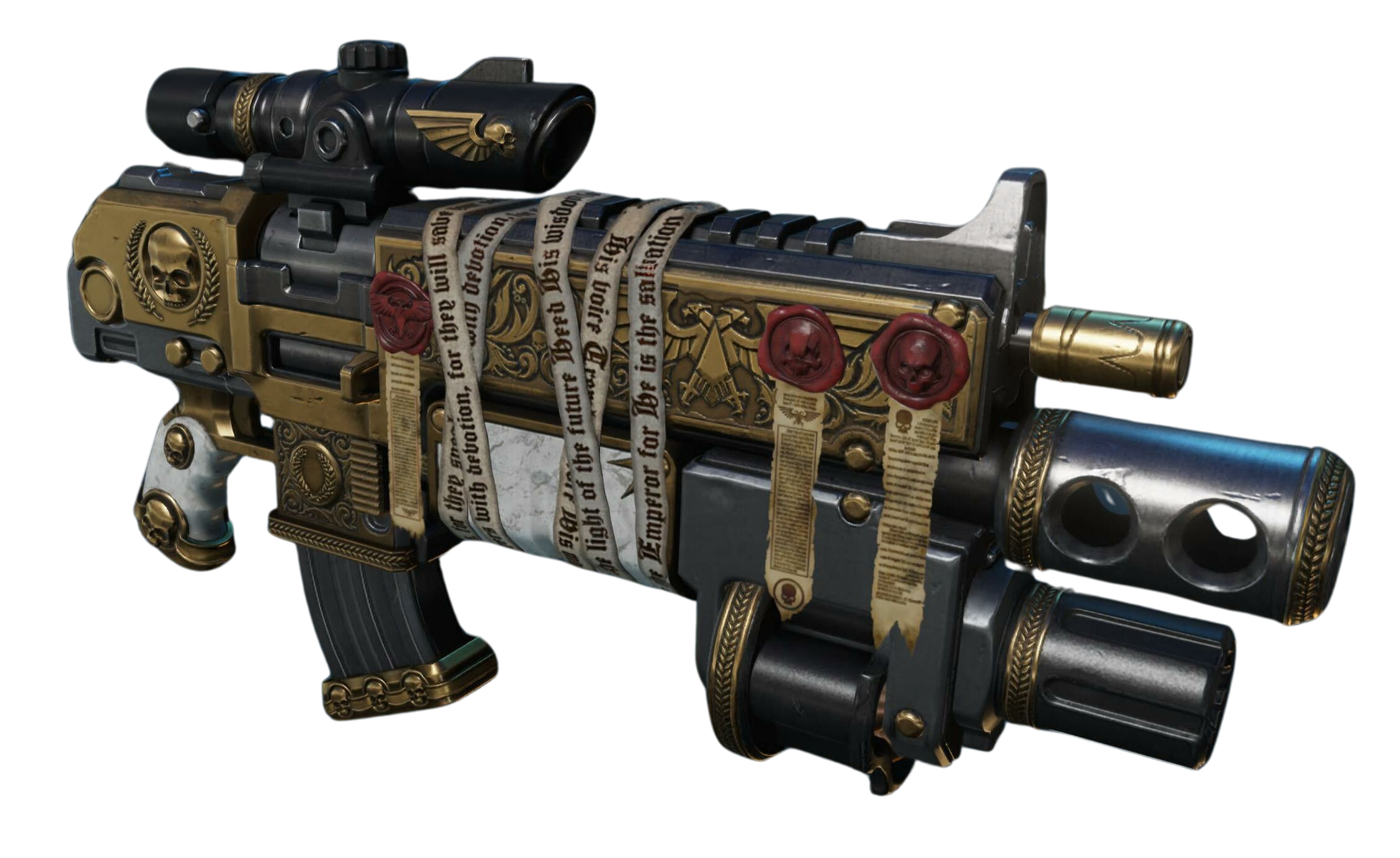 Bolt Rifle (Gathalamor Crusade with Grenade Launcher) | Space Marine 2 ...