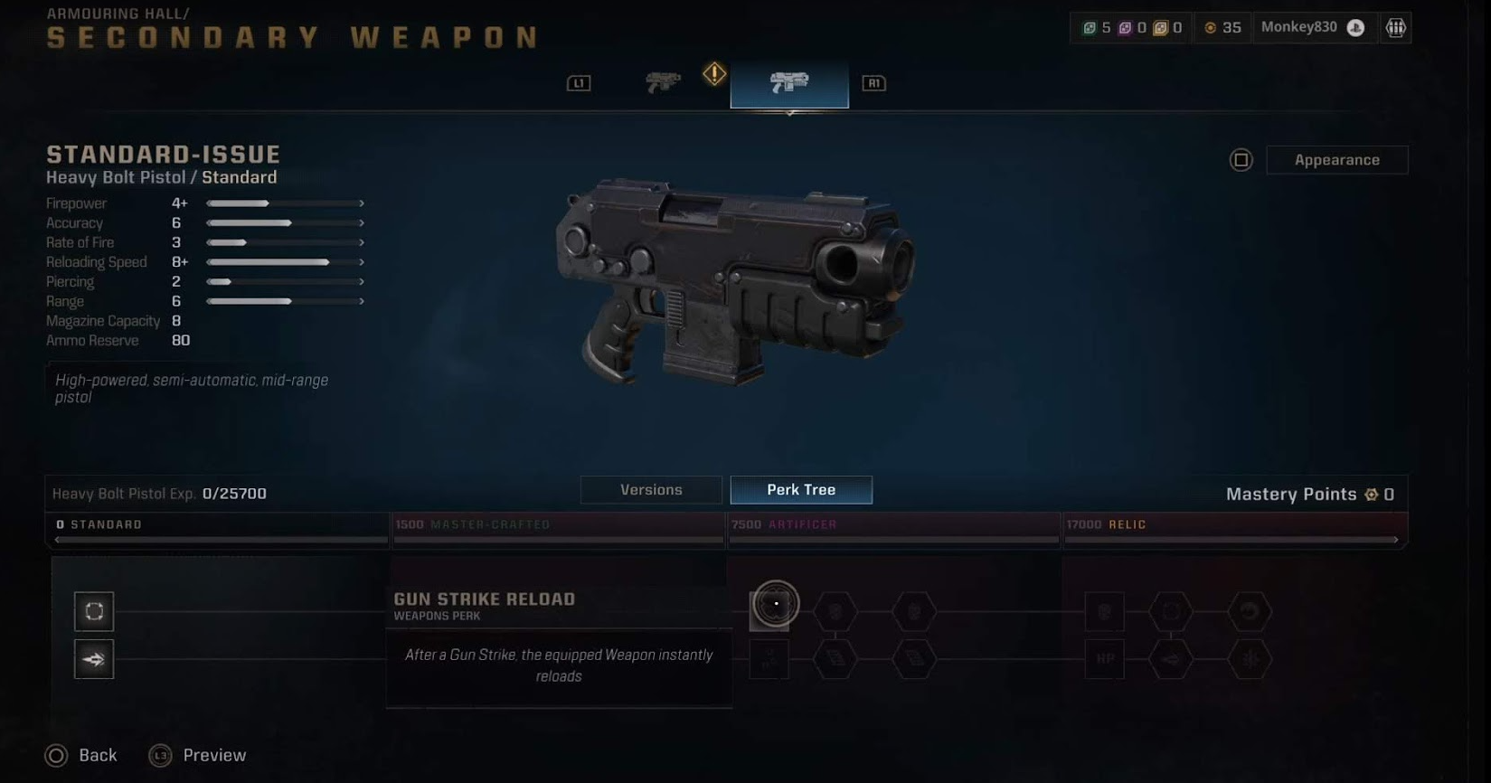 All Weapon Perks in Space Marine 2