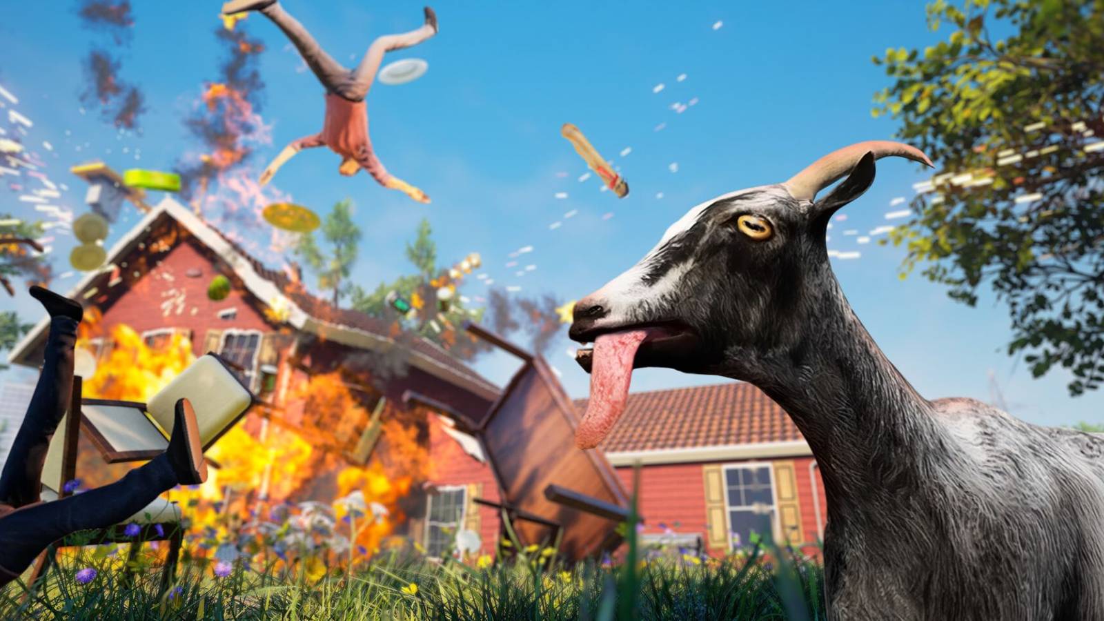 Goat Simulator Remastered Release Date Headbutts Console and PC Players