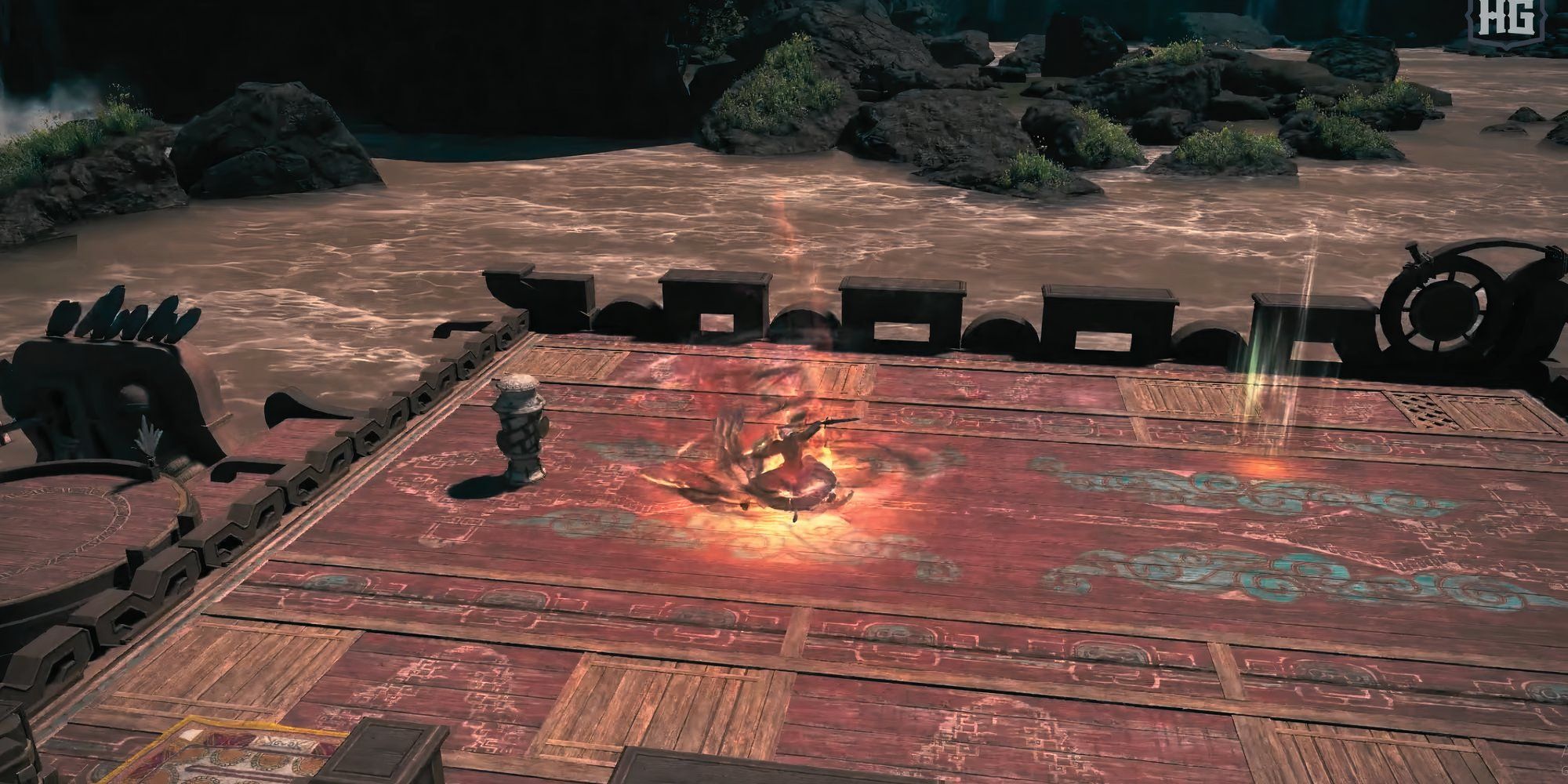 Throne and Liberty - Exploding Flame Desert Wizard Boss (Staff/Wand)