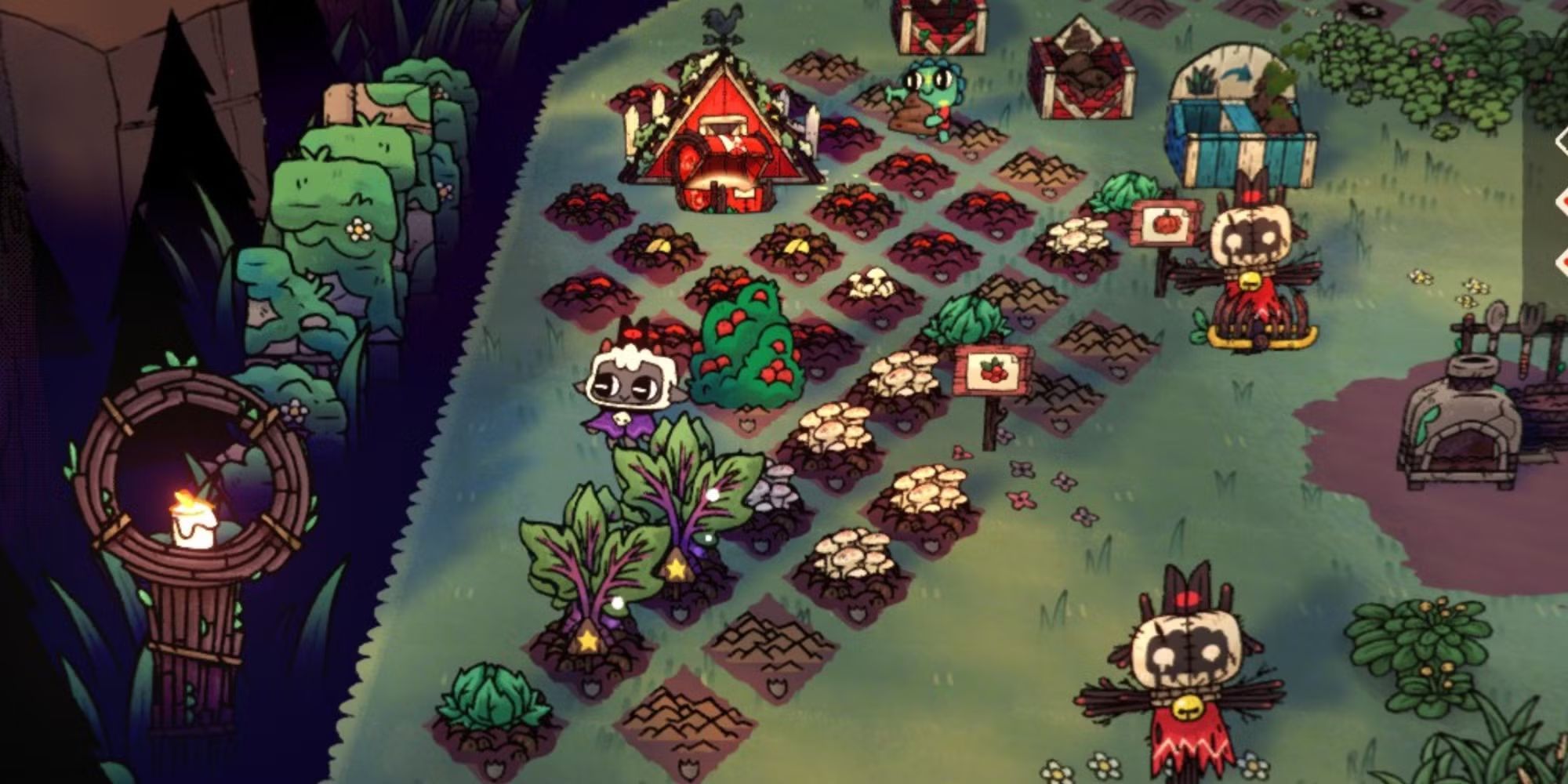 The Best Ways to Build Your Farms in Cult of the Lamb