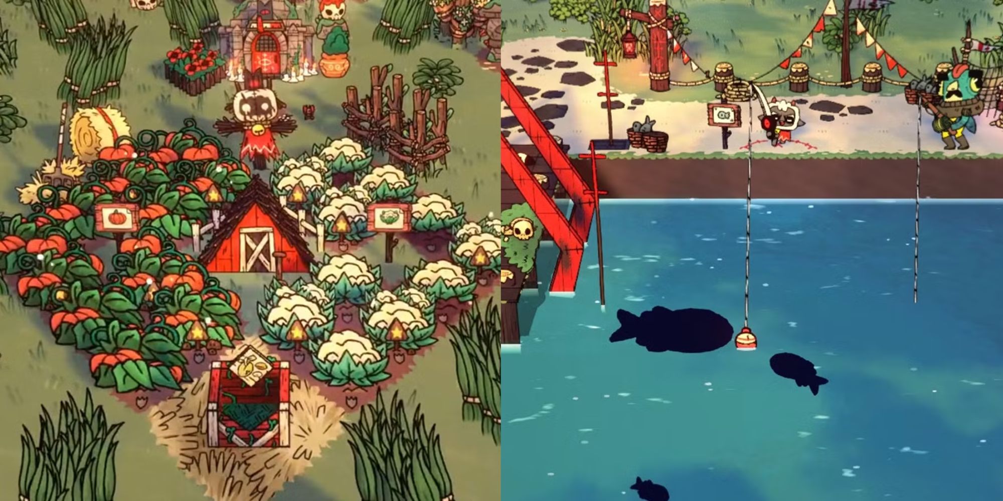 The Best Ways to Build Your Farms in Cult of the Lamb