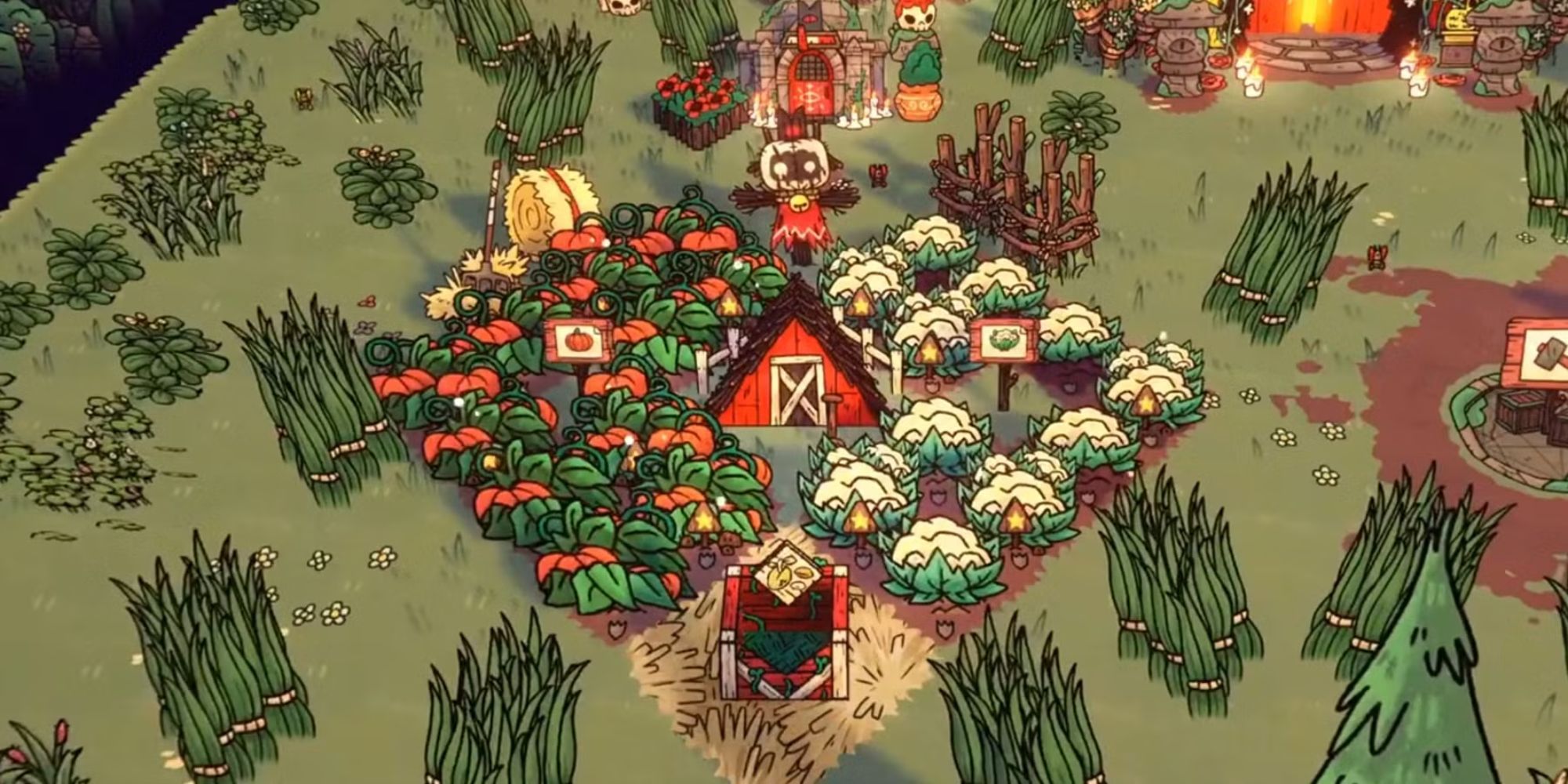 The Best Ways to Build Your Farms in Cult of the Lamb