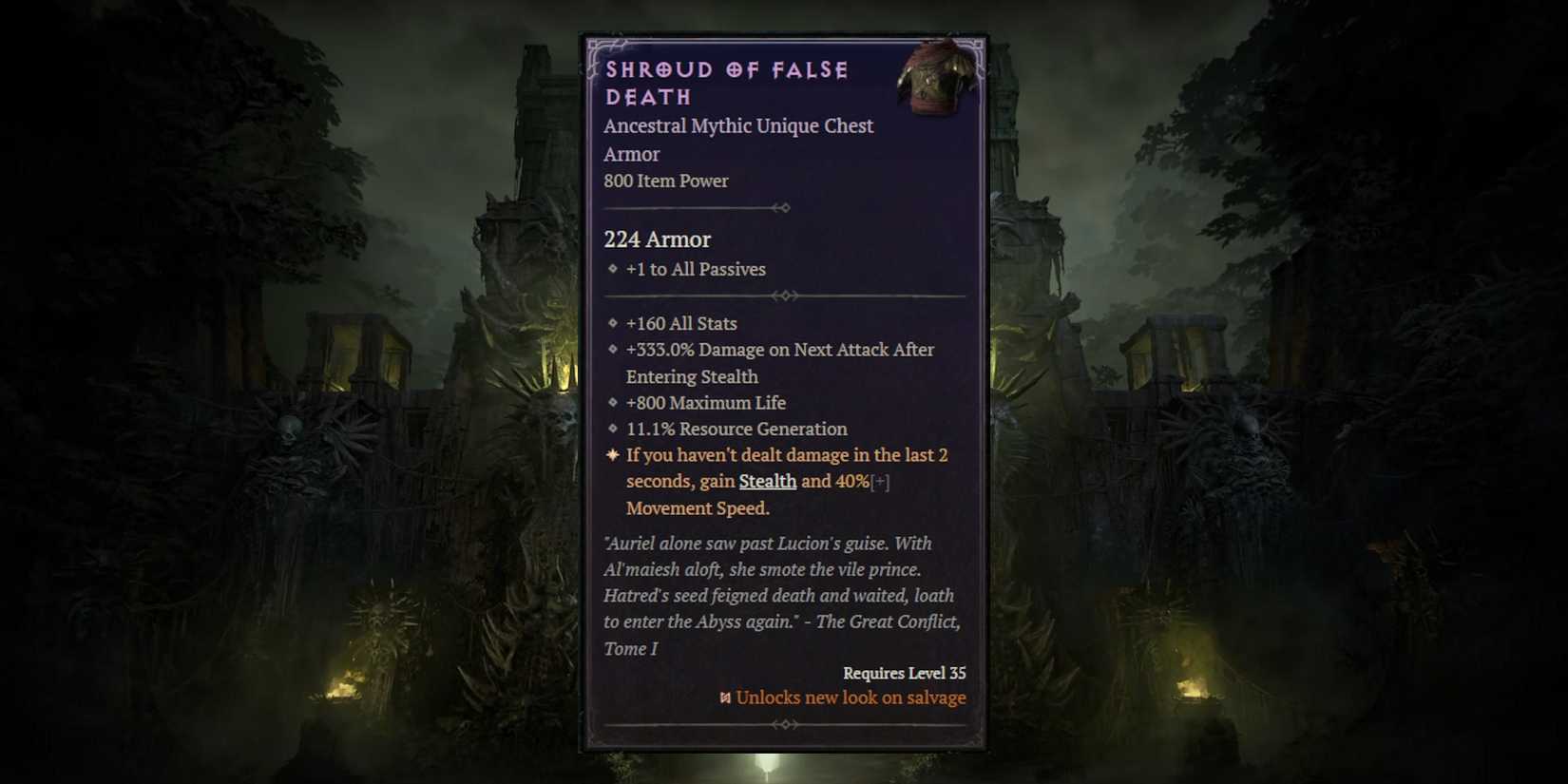 How To Get The Shroud Of False Death In Diablo 4