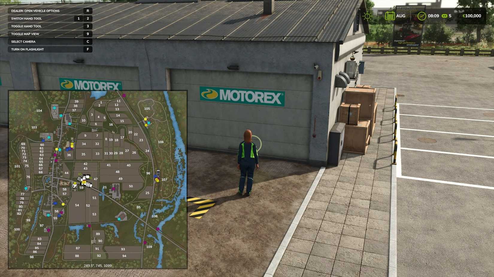 Where is the Mechanic in Farming Simulator 25?