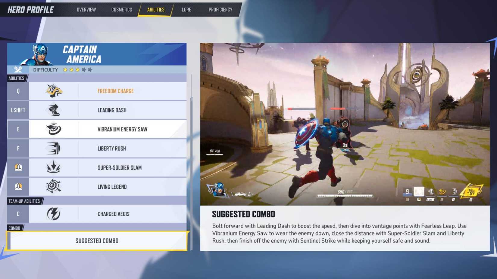 Captain America Guide in Marvel Rivals