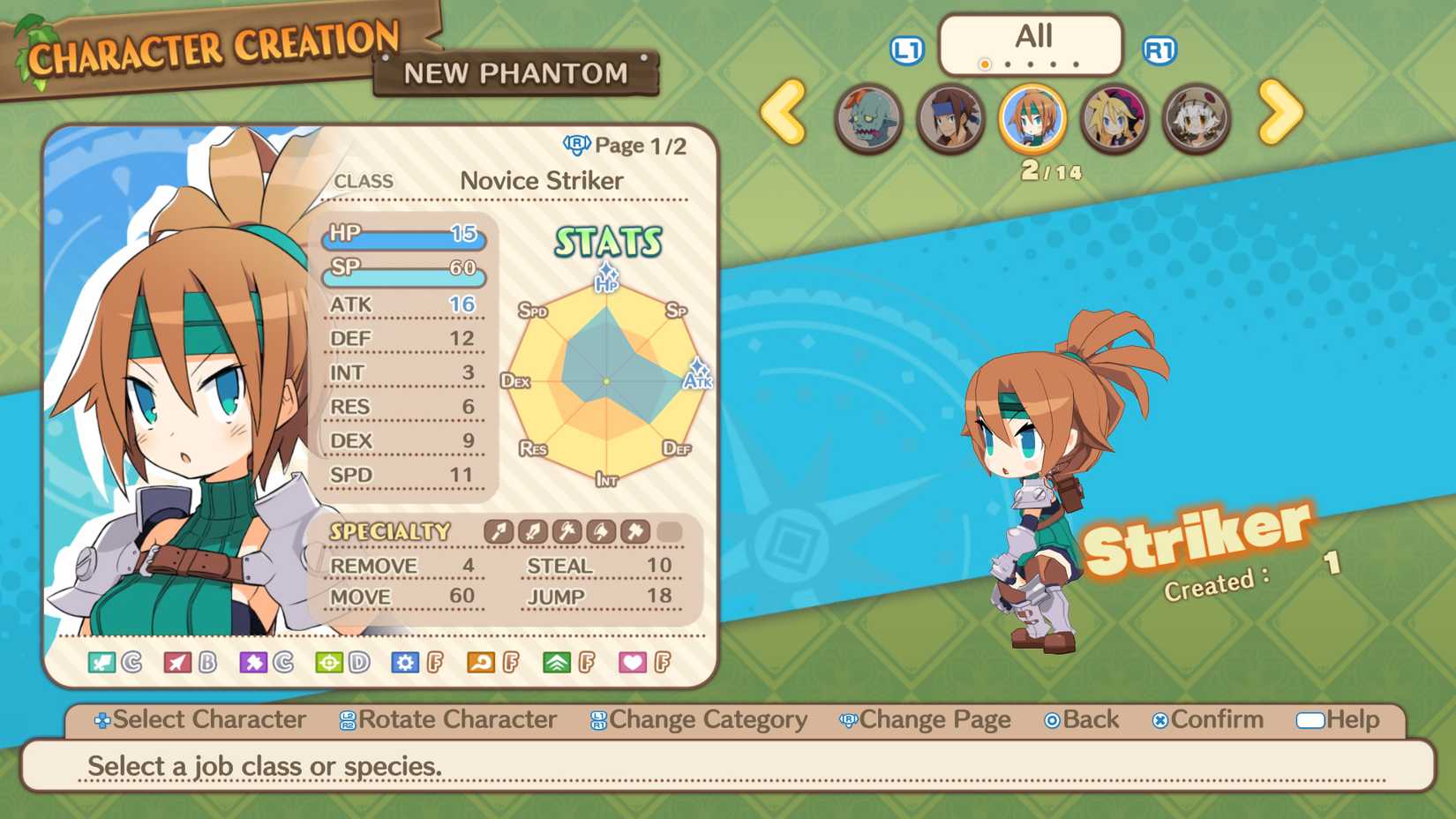 Phantom Brave: The Lost Hero: Striker Class Guide